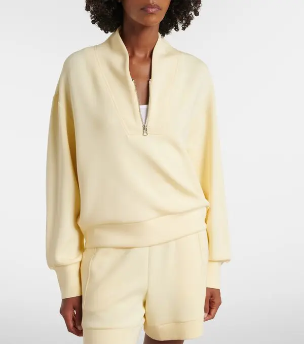 Varley Davidson Jersey Sweatshirt With Half Zip