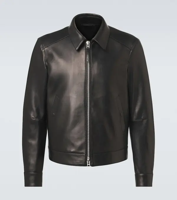 TOM FORD Lamb Leather Blouson Jacket