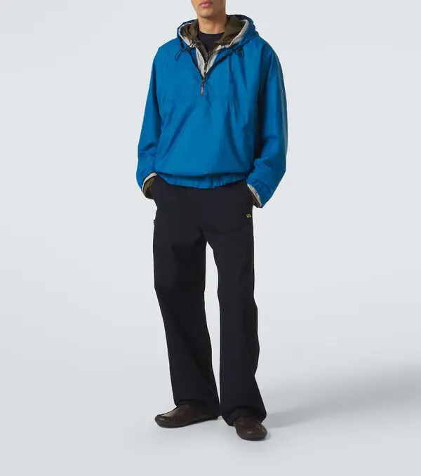 Loewe Cotton Canvas Straight Leg Trousers