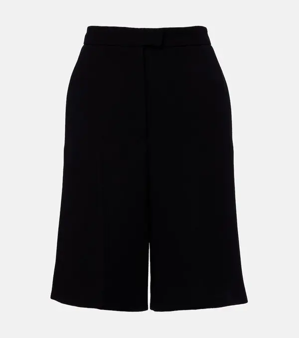 Valentino Garavani Vgold Virgin Wool Bermuda Shorts