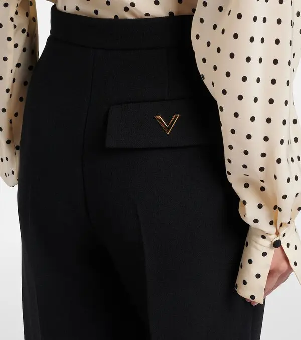 Valentino Garavani Vgold Virgin Wool Bermuda Shorts