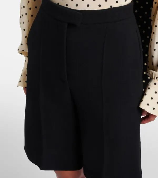 Valentino Garavani Vgold Virgin Wool Bermuda Shorts