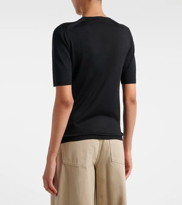 Max Mara Silk And Cashmere Sweater - Black