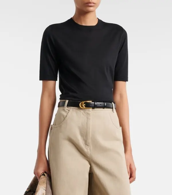 Max Mara Silk And Cashmere Sweater - Black