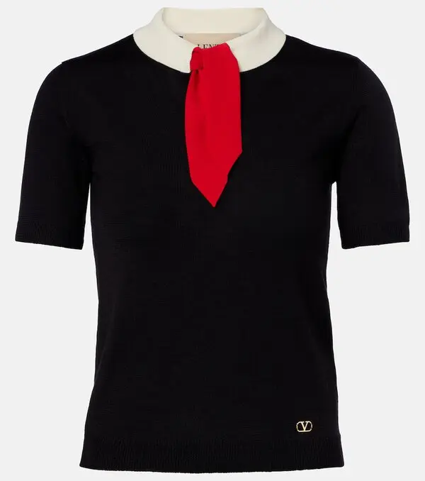 Valentino Garavani Vlogo Wool-blend Sweater