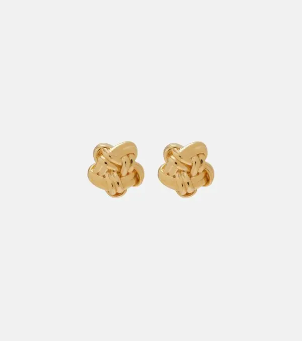 Bottega Veneta Knot Earrings - Gold