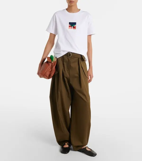 Loewe Applique Cotton Jersey T-shirt