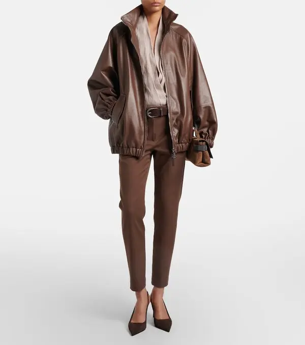 Brunello Cucinelli Small Suede Top-handle Bag - Brown