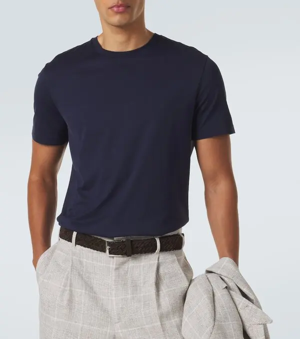 Ralph Lauren Purple Label Cotton Jersey T-shirt
