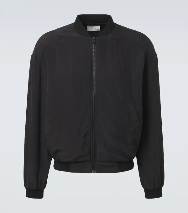 THE ROW Orianel Silk Jacket - Black