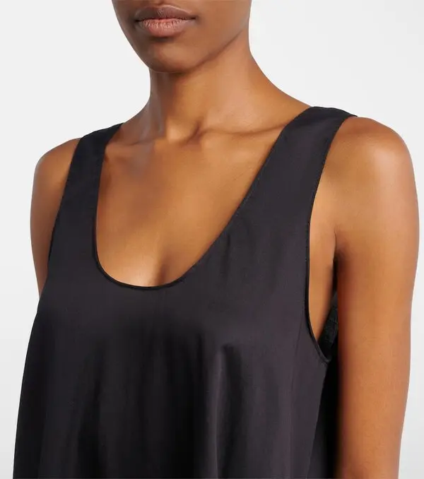 LESET Yoko Cotton Poplin Mini Dress