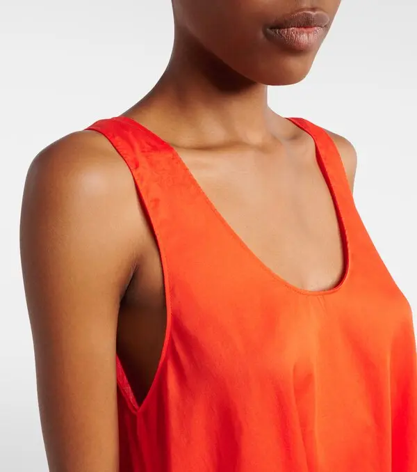 LESET Yoko Cotton Poplin Mini Dress