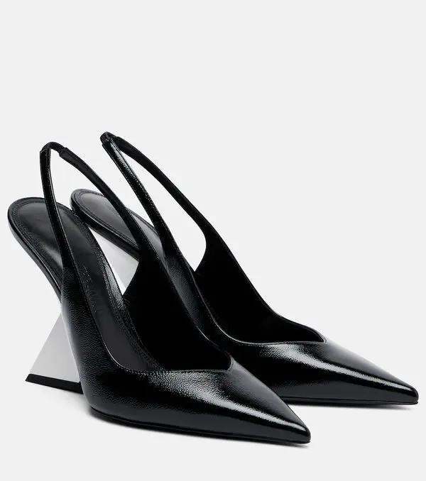 Attico Cheope Leather Pumps - Black