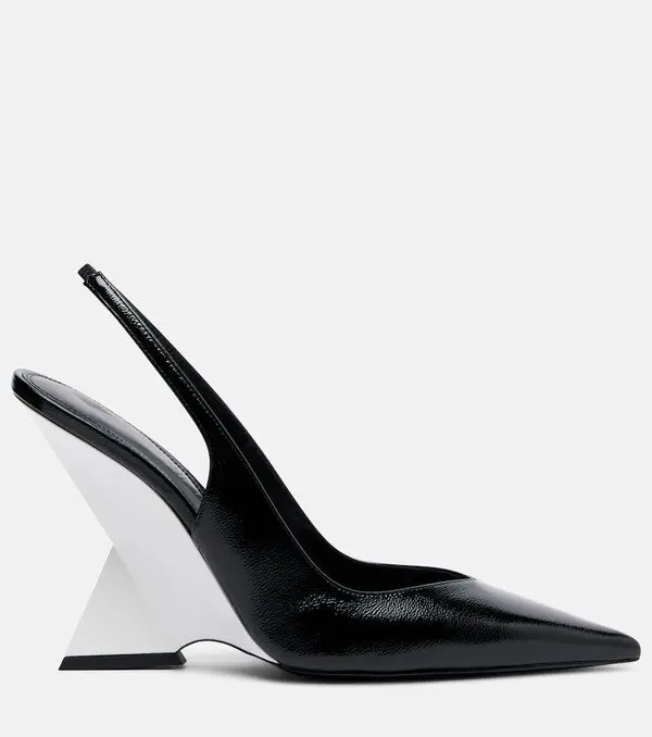 Attico Cheope Leather Pumps - Black