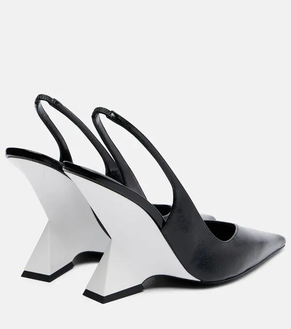 Attico Cheope Leather Pumps - Black