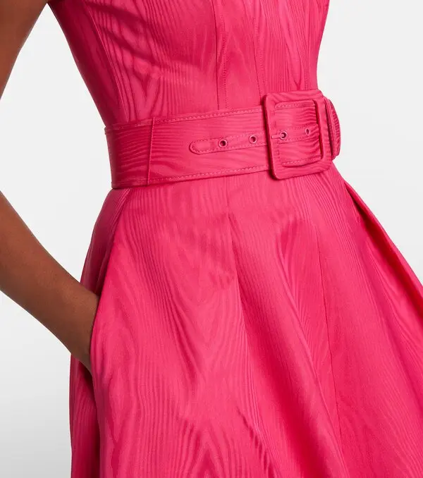 Rebecca Vallance Rosalia Bustier Gown - Pink