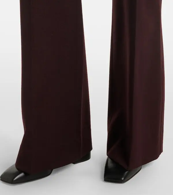 Victoria Beckham Alina Virgin Wool Wide-leg Pants