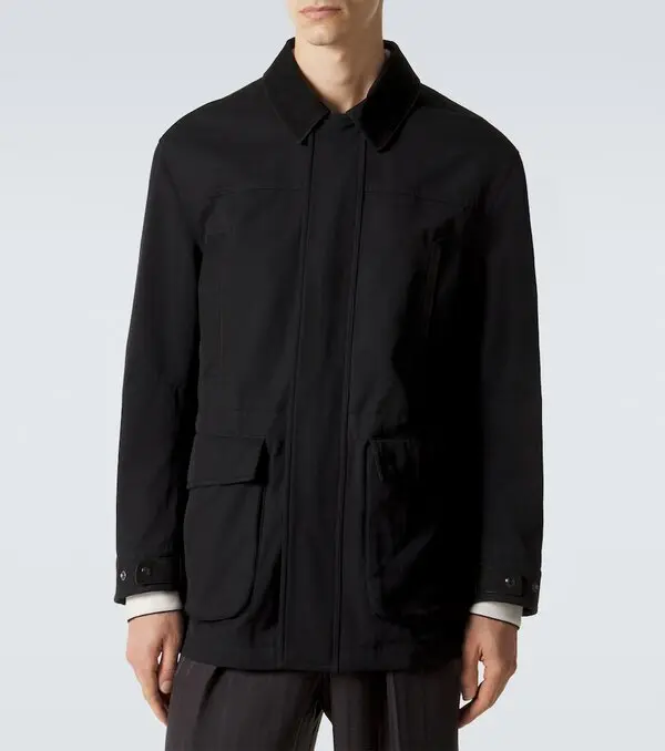 TOM FORD Cotton And Silk Twill Field Jacket