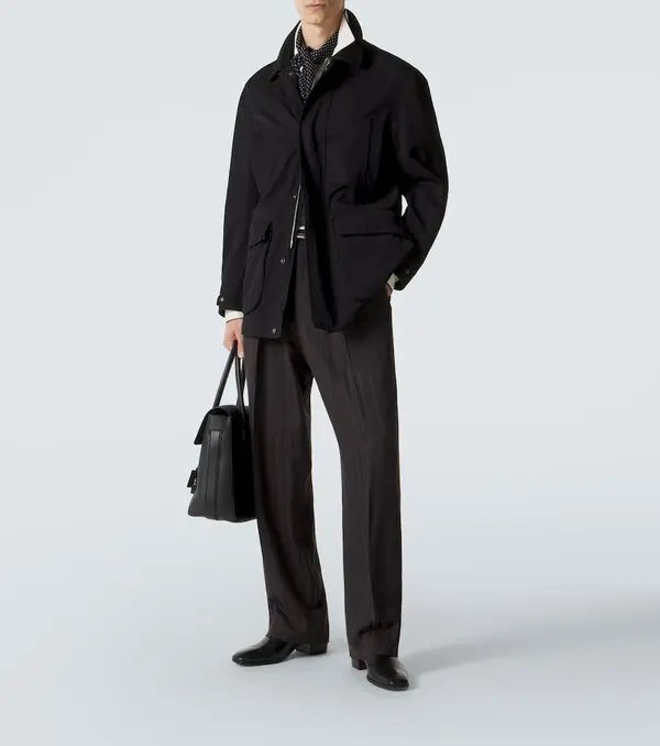 TOM FORD Cotton And Silk Twill Field Jacket
