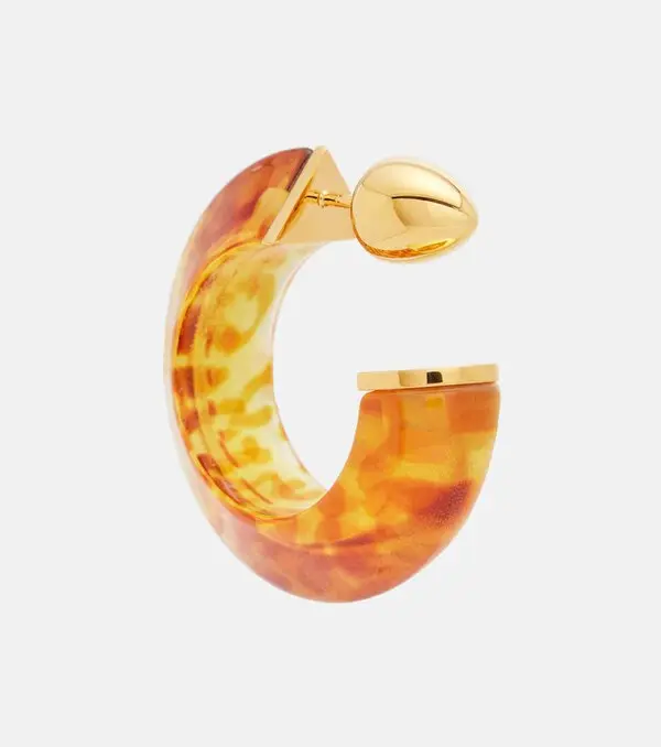 Alaïa Leopard-print Hoop Earrings
