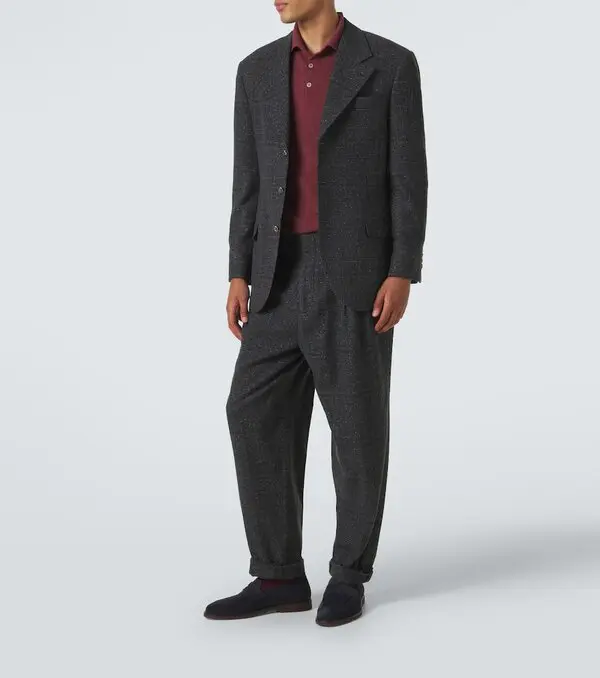 Brunello Cucinelli Suede Penny Loafers