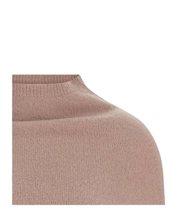 Rick Owens Long-sleeve Mock Neck Cashmere Sweater
