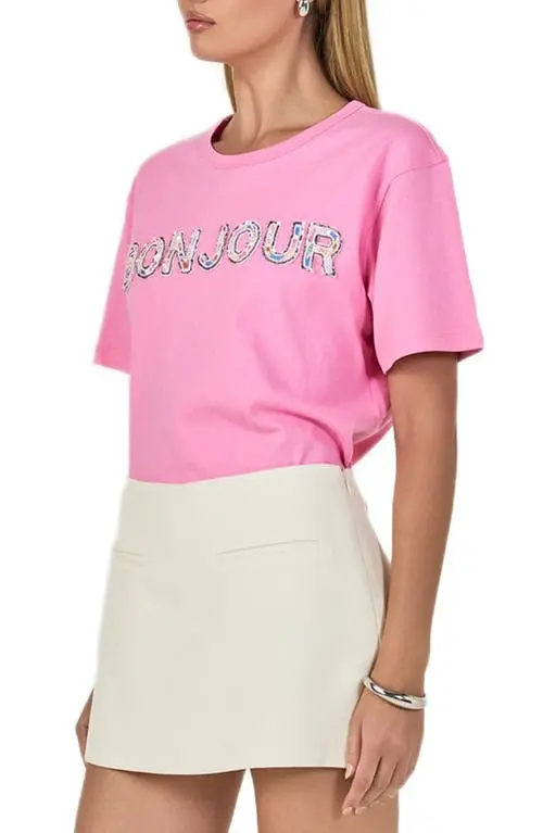 Endless Rose Sequin Embellished Knit Top