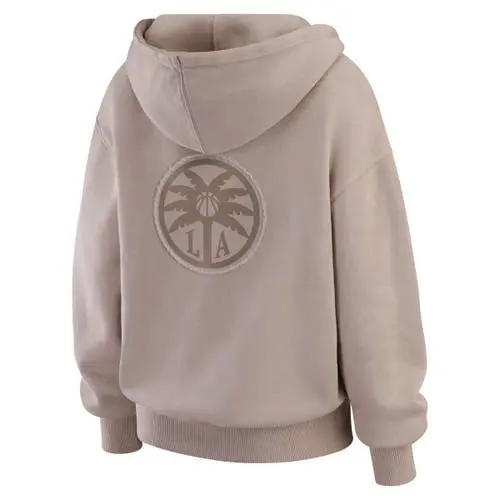 WEAR BY ERIN ANDREWS Los Angeles Sparks Washed Pullover Crewdie