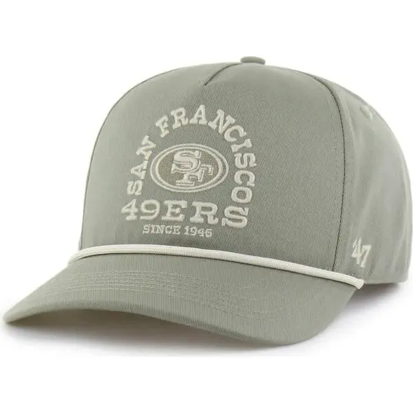 '47 Green San Francisco 49ers Canyon Ranchero Hitch Adjustable Hat - Olive