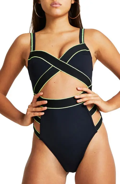 RIVER ISLAND Cutout One-piece Swimsuit