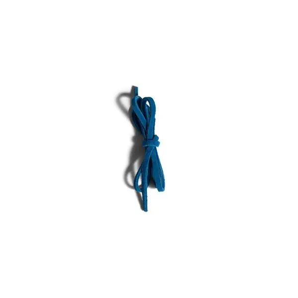 Miu Miu Leather Laces - Cobaltite