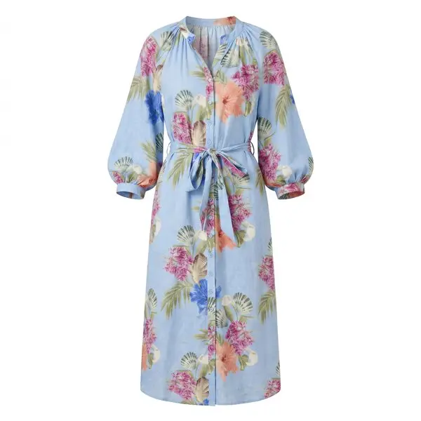 Yumi Kim Nalani Linen Dress - Blue