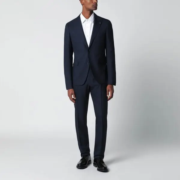 Tagliatore Wool Single-breasted Suit - Blue