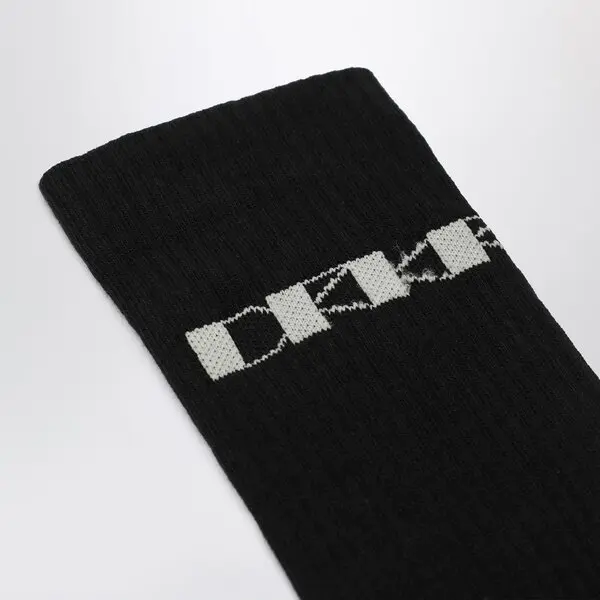 Rick Owens Cotton Socks With Logo