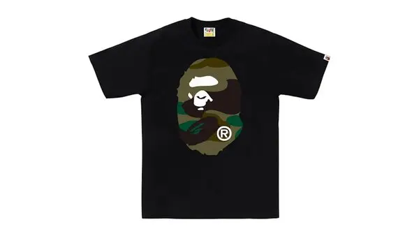 A BATHING APE Giant 1st Camo Big Ape Head T-shirt