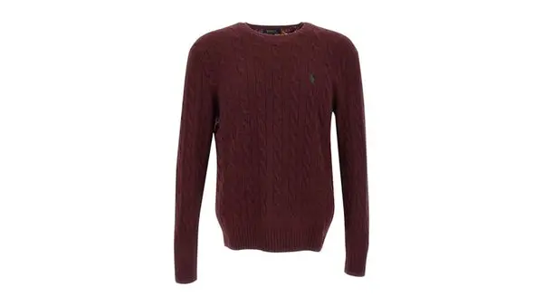 Polo Ralph Lauren Wool Cashmere Cable Knit Crewneck - Heather