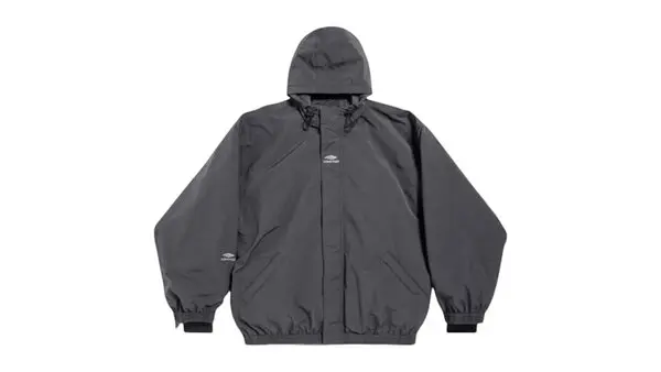 Balenciaga Skiwear Sports Icon Logo Down Parka - Dark Grey