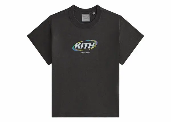 Kith Spiral Mulberry Vintage T-shirt - Black