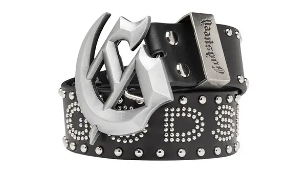 GODSPEED Forged Gs Studded Belt - Black