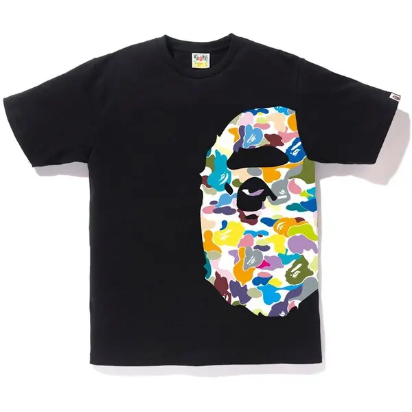 A BATHING APE Camo Side Big Ape Head Tee Shirt