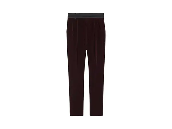 Saint Laurent Velvet Tailored Pants