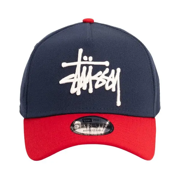 StÜssy Basic 9forty 'navy/red - Blue