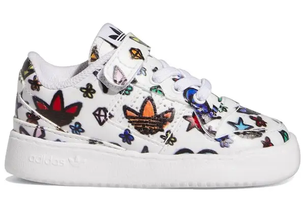 Adidas Forum 84 Low Monogram Graffiti Sneakers