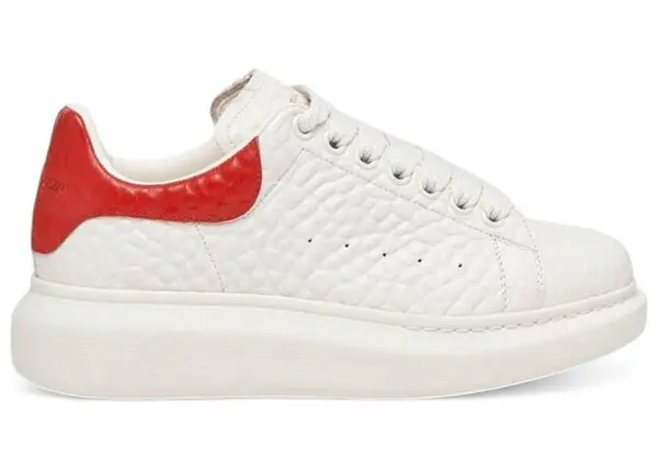 Alexander McQueen Oversized Grainy Leatherin