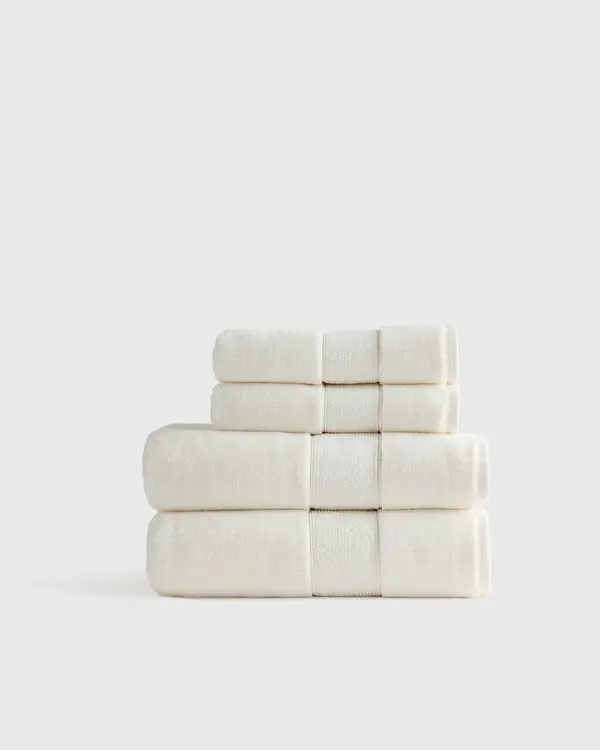 Quince Classic Organic Turkish Cotton Bath Bundle - Ivory