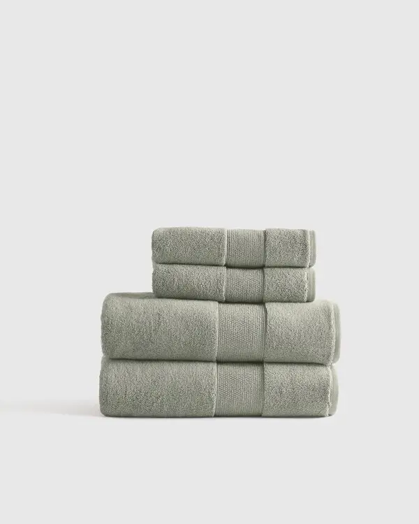 Quince Classic Organic Turkish Cotton Bath Bundle - Sage
