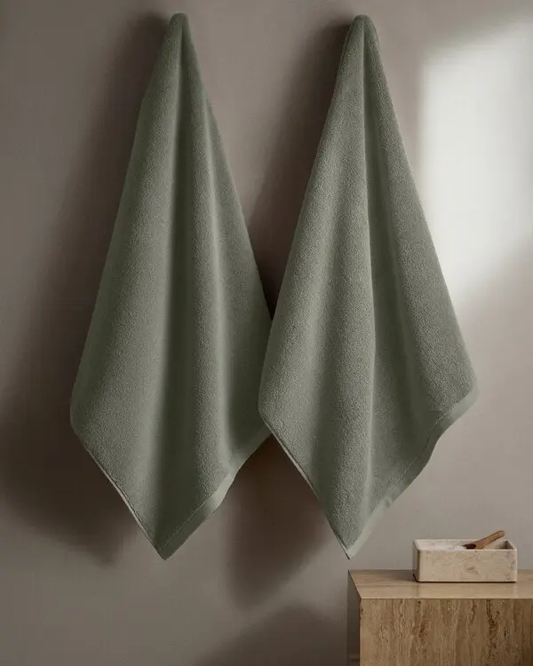 Quince Plush Organic Turkish Cotton Bath Bundle - Sage