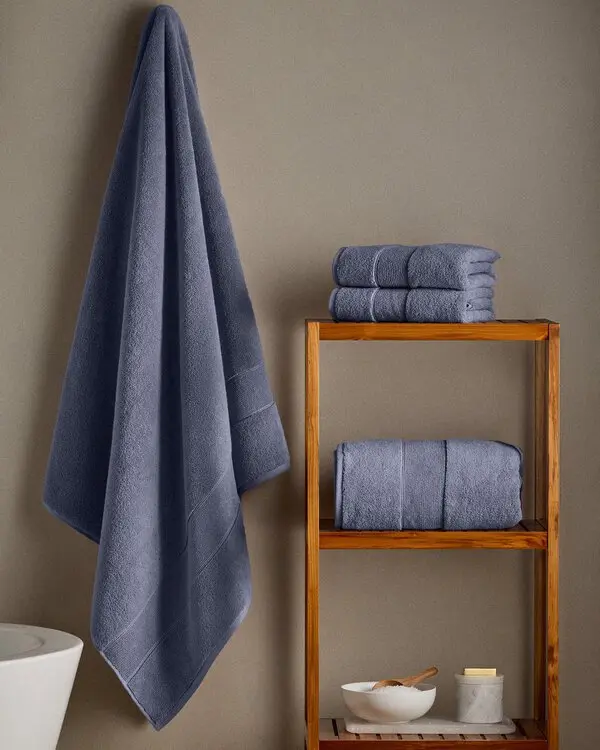 Quince Classic Organic Turkish Cotton Bath Sheet Bundle - Twilight Blue