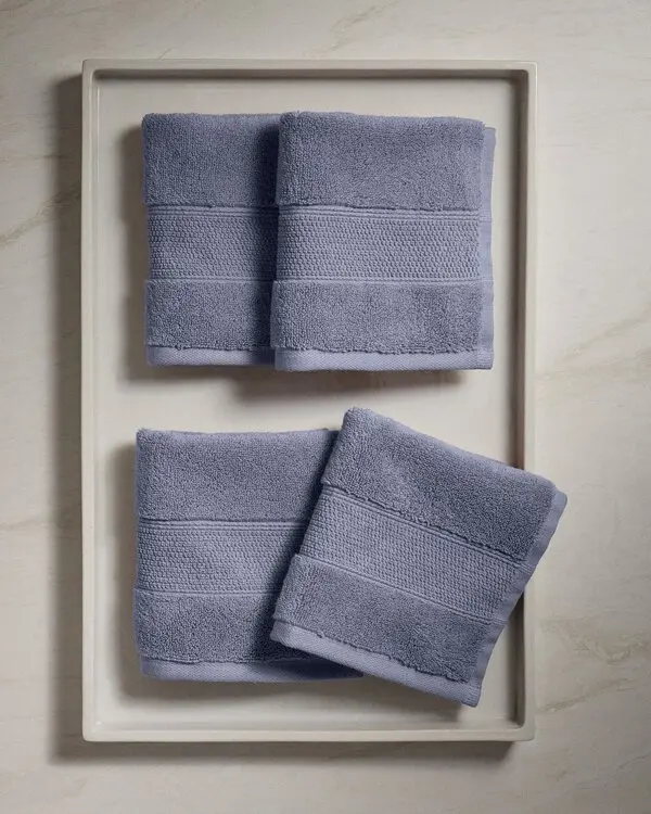 Quince Classic Organic Turkish Cotton Washcloth - Twilight Blue