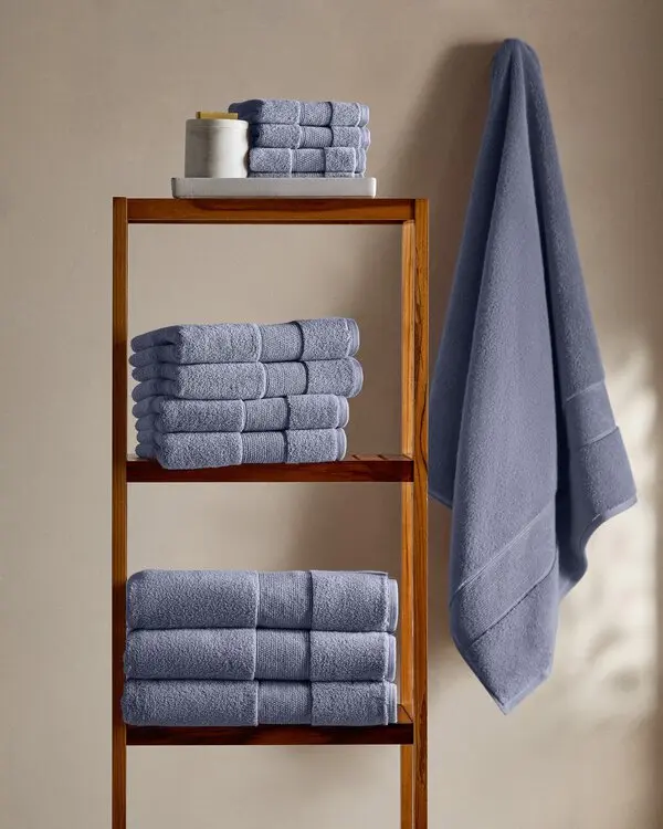 Quince Classic Organic Turkish Cotton Washcloth - Twilight Blue